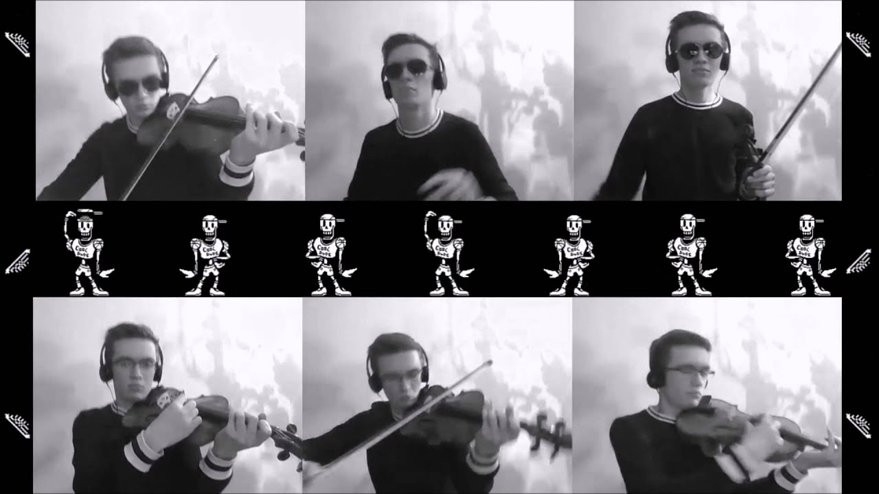 Undertale - Bonetrousle (Papyrus Battle Theme) - Violin cover - YouTube