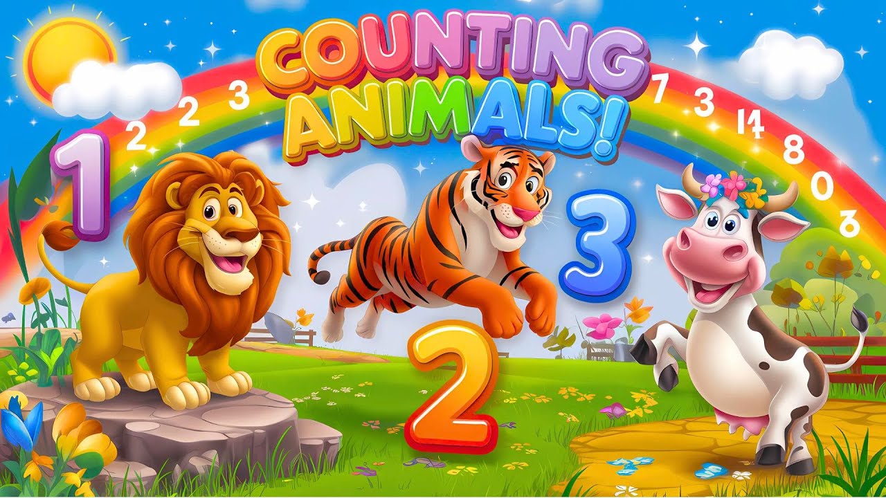🎵 Count with me, 1, 2, 3 | Counting 1-10 Song | Number Songs for ...