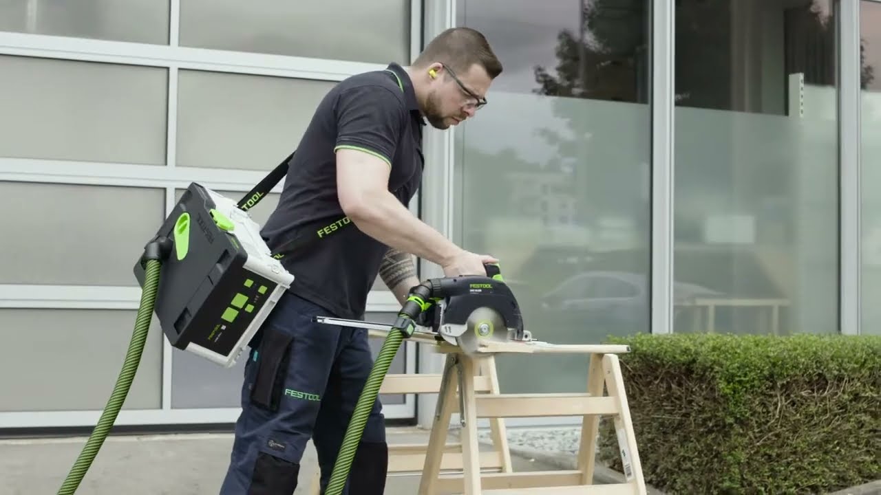 Festool 18v CLEANTEC Cordless Mobile Dust Extractor CTLC SYS I - YouTube