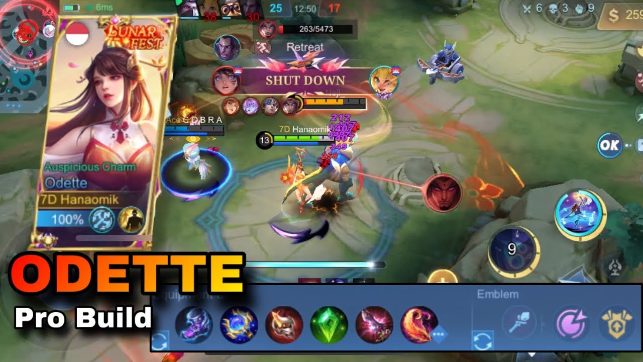 Odette + Flicker | Pro Build | Mobile Legends - YouTube