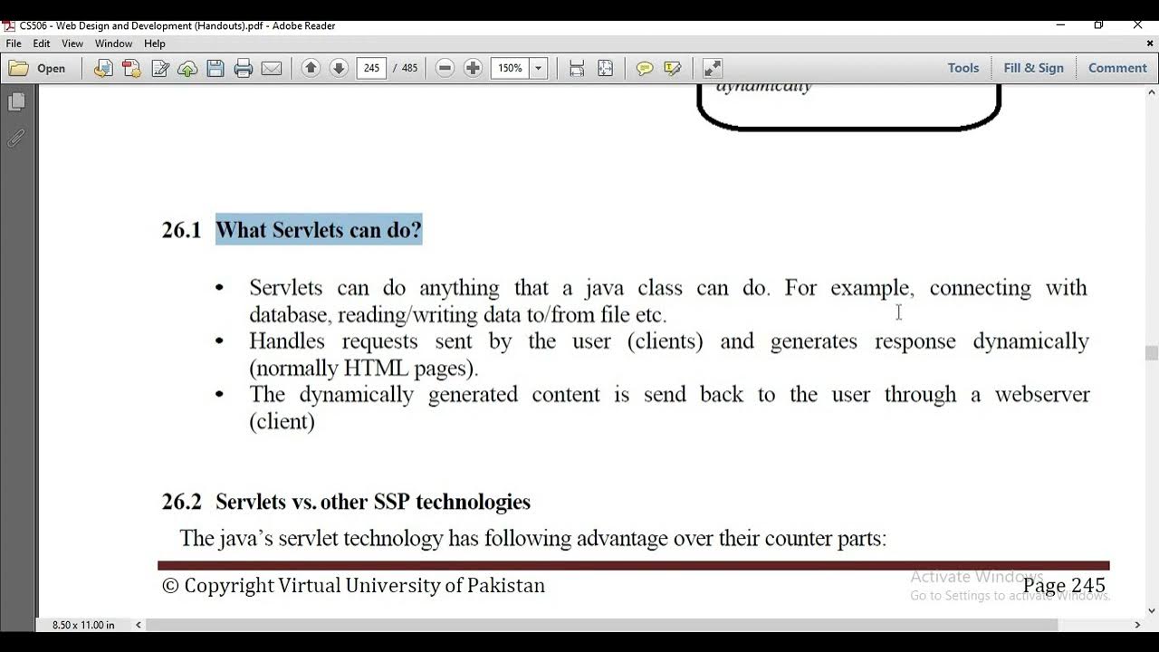 cs506 short lecture 26 || java servlet - YouTube