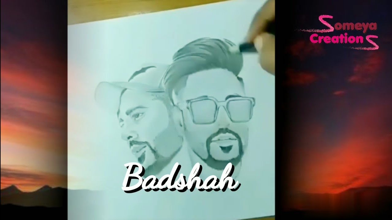 Badshah | Sketch | Punjabi Singer - YouTube