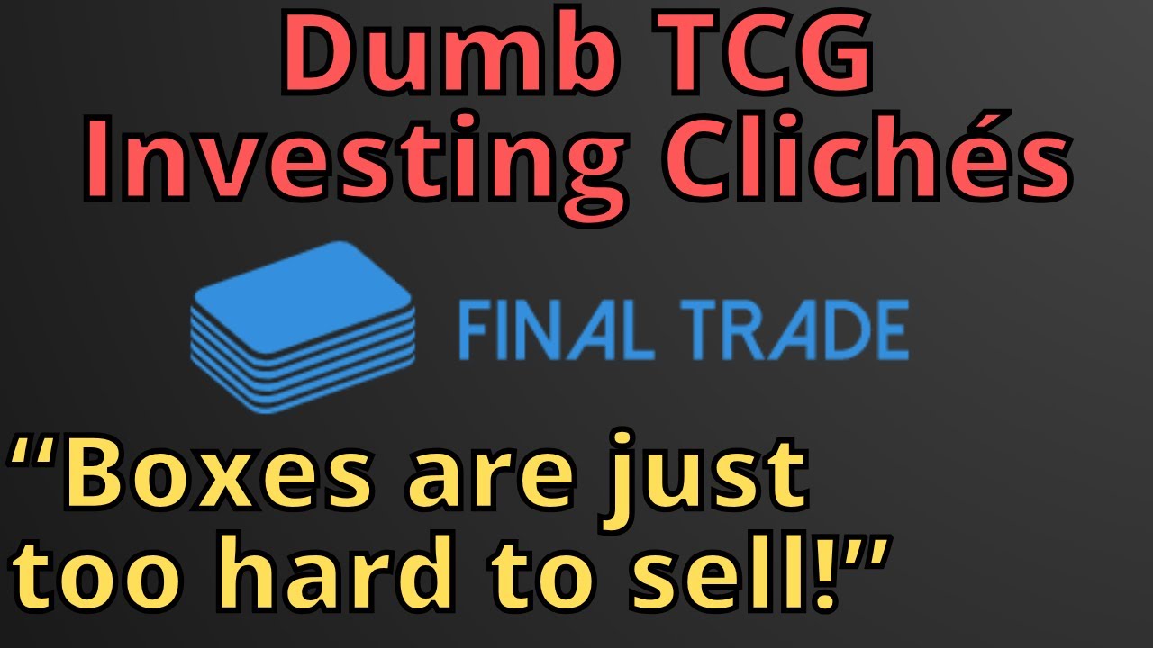 "Selling sealed boxes is just too hard." - YouTube