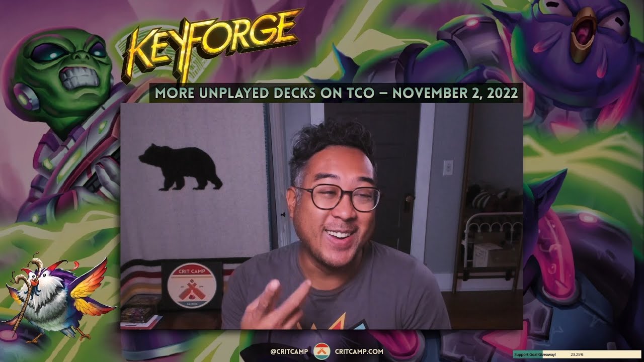 KeyForge EP160 - Playin more decks on The Crucible! - YouTube