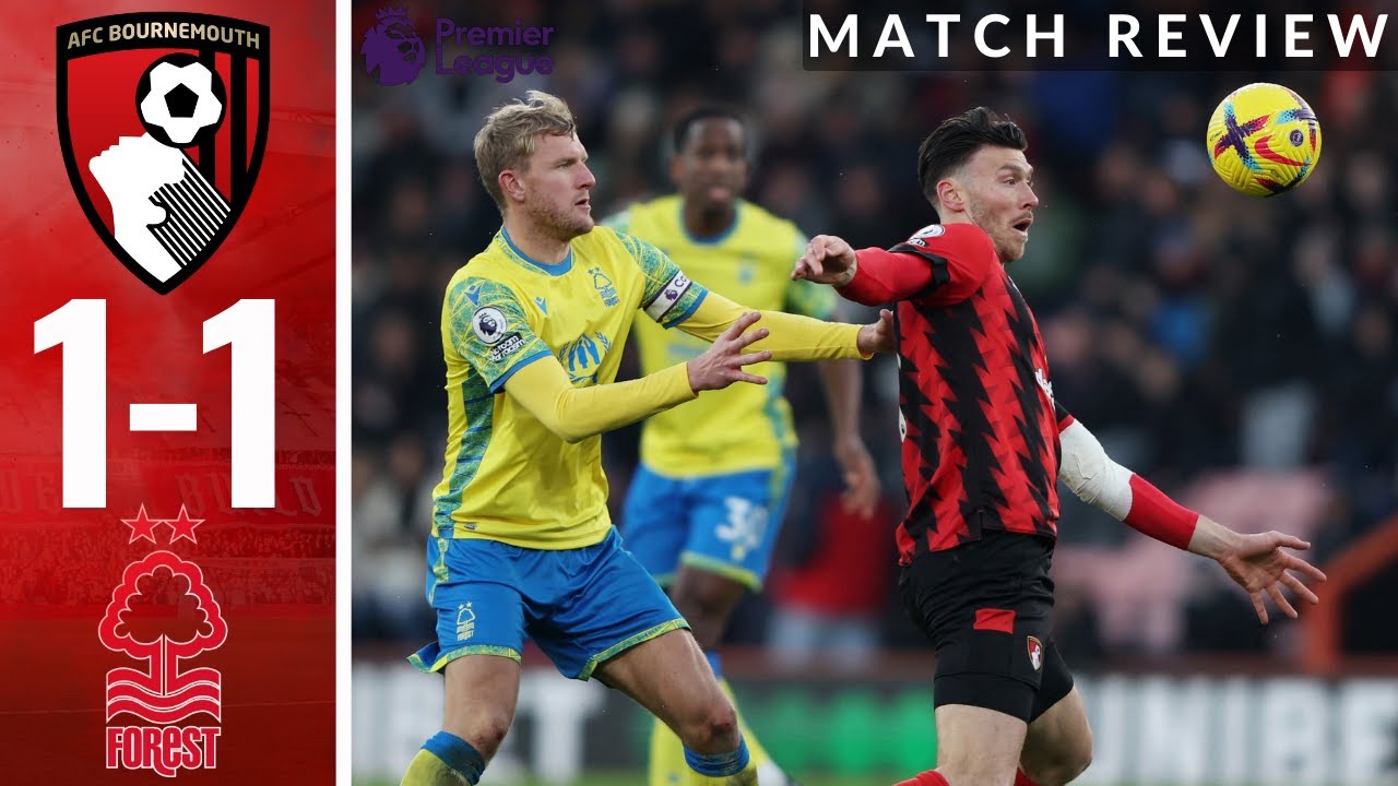 SURRIDGE RESCUES POINT FOR FOREST! | BOURNEMOUTH 1-1 NOTTINGHAM FOREST ...