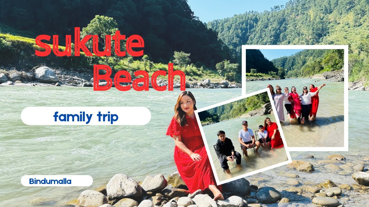 Family trip to sukute beach resort ️#nepalivlog #travelvlog # ...