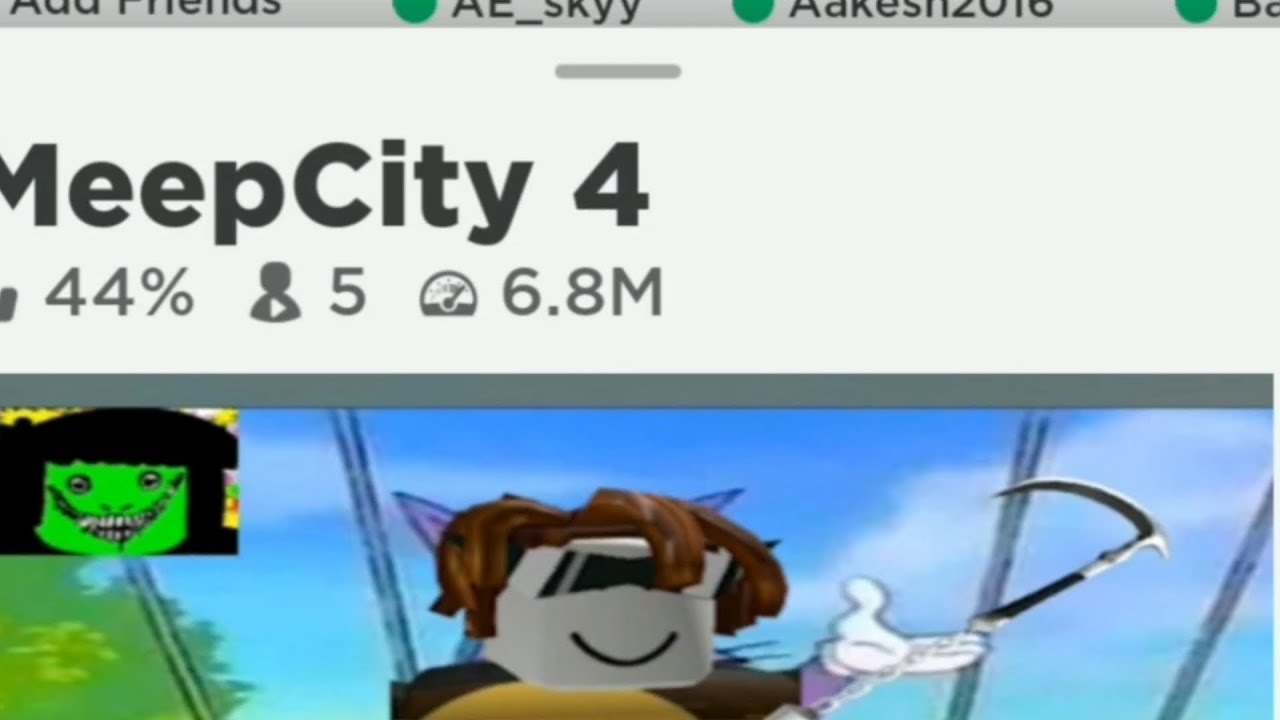 Playing Roblox MeepCity 4 - This is a Hacker's Game They Say - YouTube