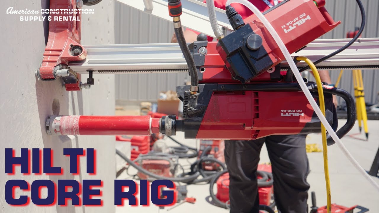 Hilti Core Rig Overview - YouTube