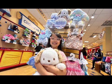 Sanrio Chocolate Chip POCHACCO Plush Build-A-Bear Workshop Experience - YouTube