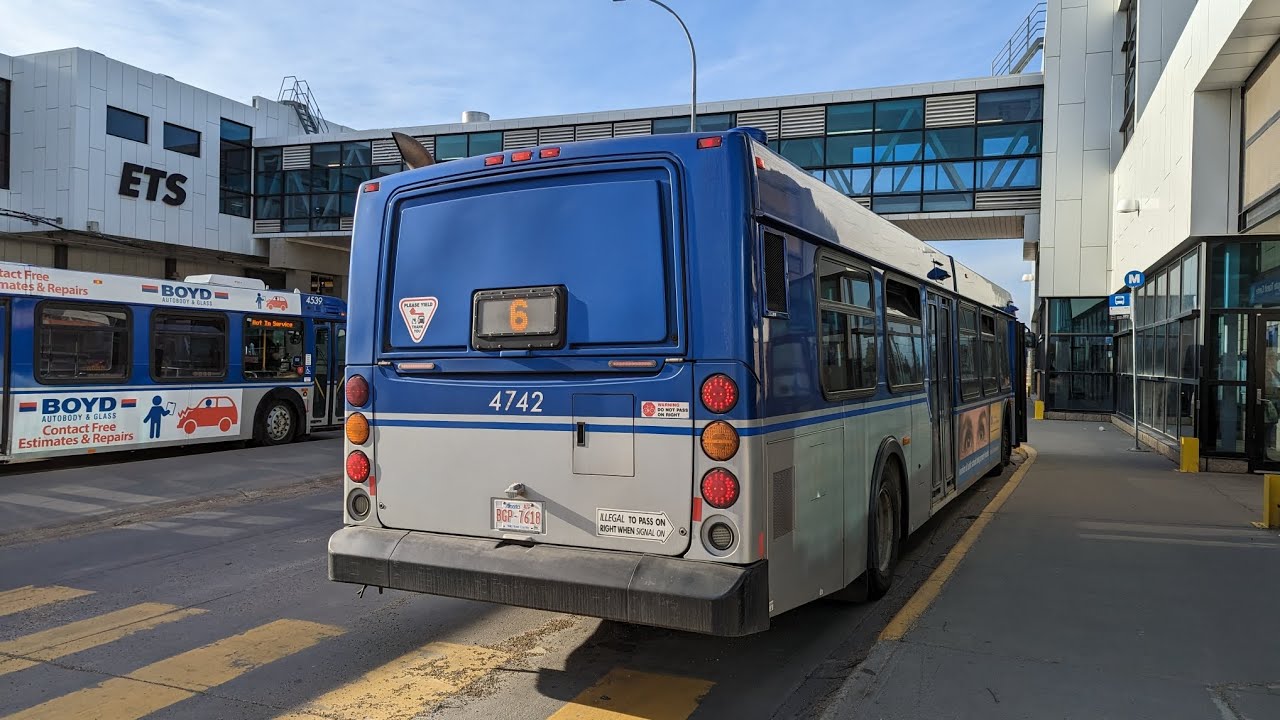 ETS Bus 2007 New Flyer D40LFR #4742 On 6 Southgate (Special Premiere ...