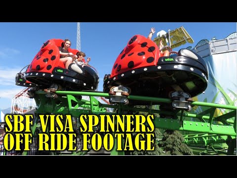 SBF Visa Spinning Coasters Off-Ride Footage (No Copyright) - YouTube
