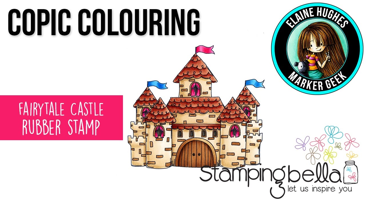 Copic Coloring Stamping Bella 2017: Squidgy Castle rubber stamp set ...