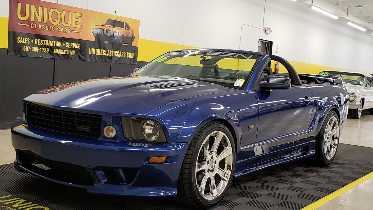 2006 Ford Mustang Saleen S281 Supercharged Convertible | For Sale ...