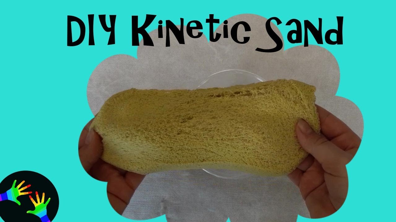 DIY Kinetic sand NO Fail Recipe/ How to make Moon /Kinetic Sand/ Super ...