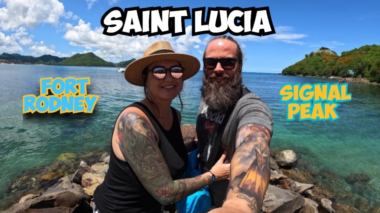 St. Lucia: Visiting Fort Rodney And Hiking Signal Peak - YouTube