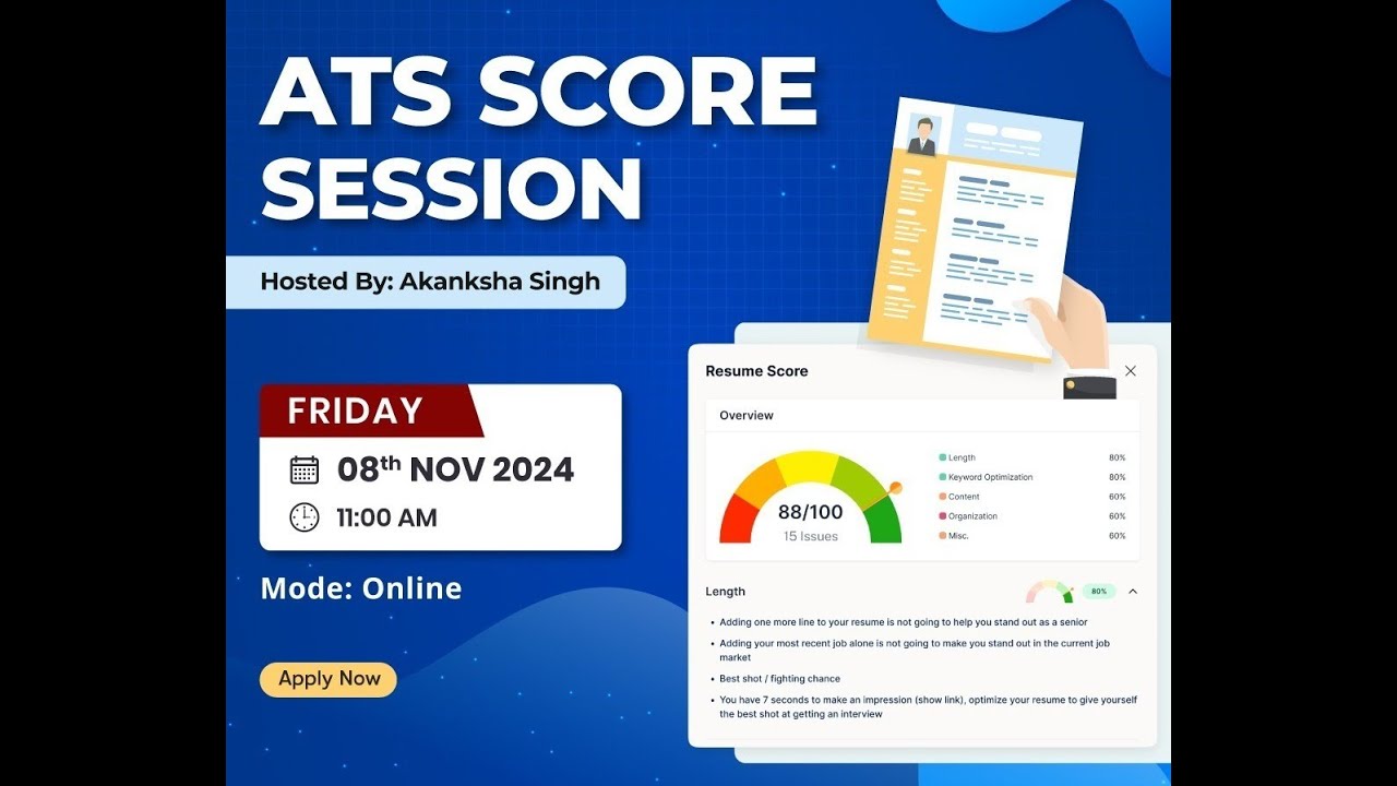 ATS Score Session - YouTube