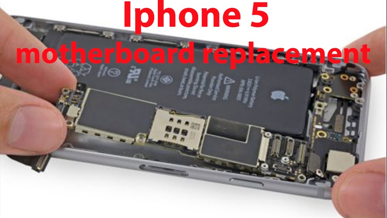 Iphone 5s replace the logic board - YouTube