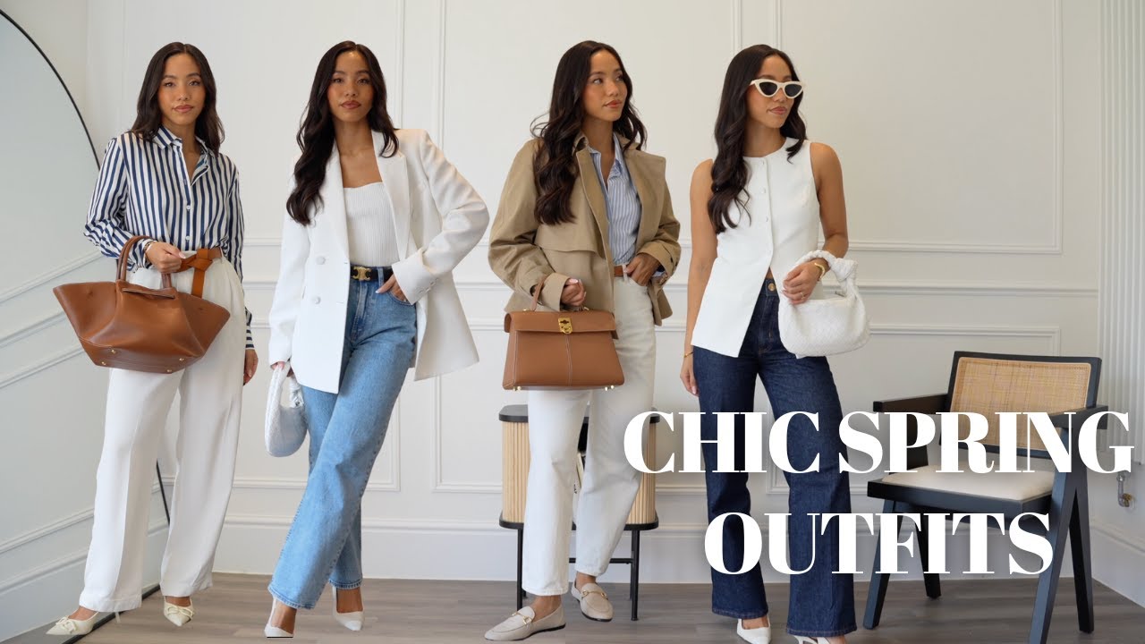SPRING NEW IN HAUL | CLASSIC & CHIC SPRING OUTFIT IDEAS - YouTube