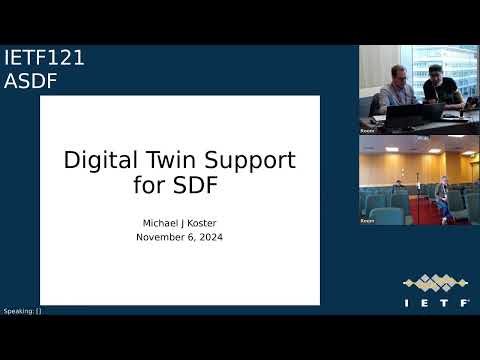 IETF 121: A Semantic Definition Format for Data and Interactions of ...