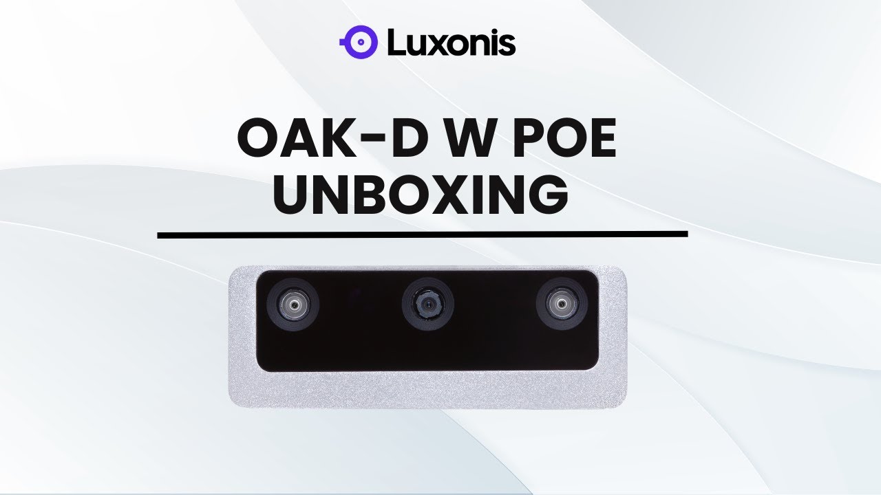 Luxonis OAK-D W PoE unboxing - YouTube