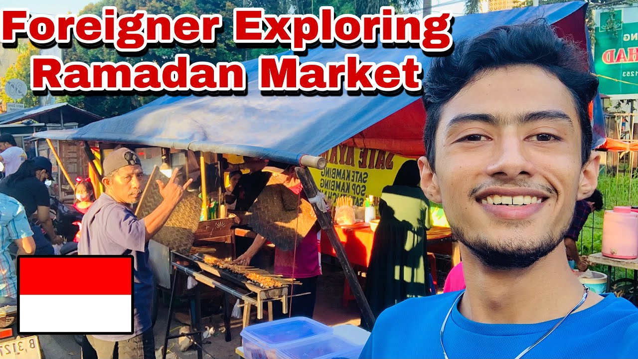 Foreigner Exploring Ramadan Market in Jakarta | Ramadan Experience in ...