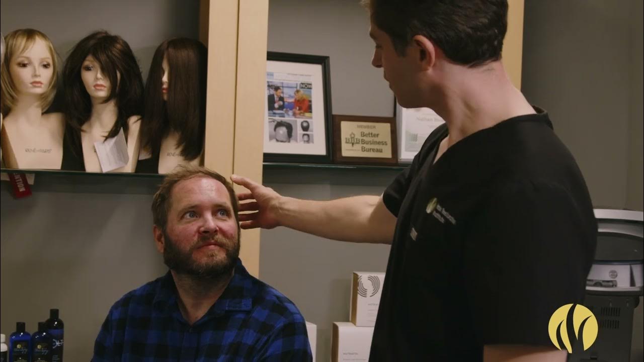 HRIMN Hair Transplant Journey - Dana from 93x Half-Assed Morning Show - YouTube