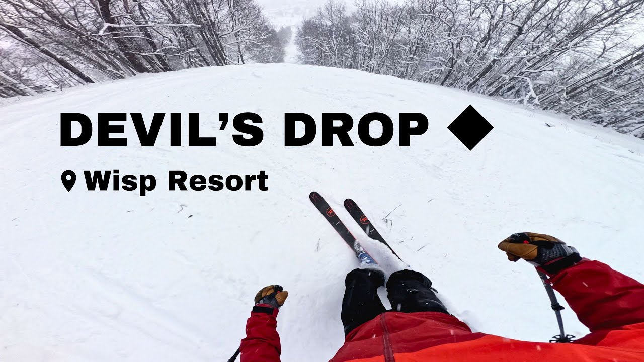 Wisp Resort - Devil's Drop (Black Diamond) - YouTube