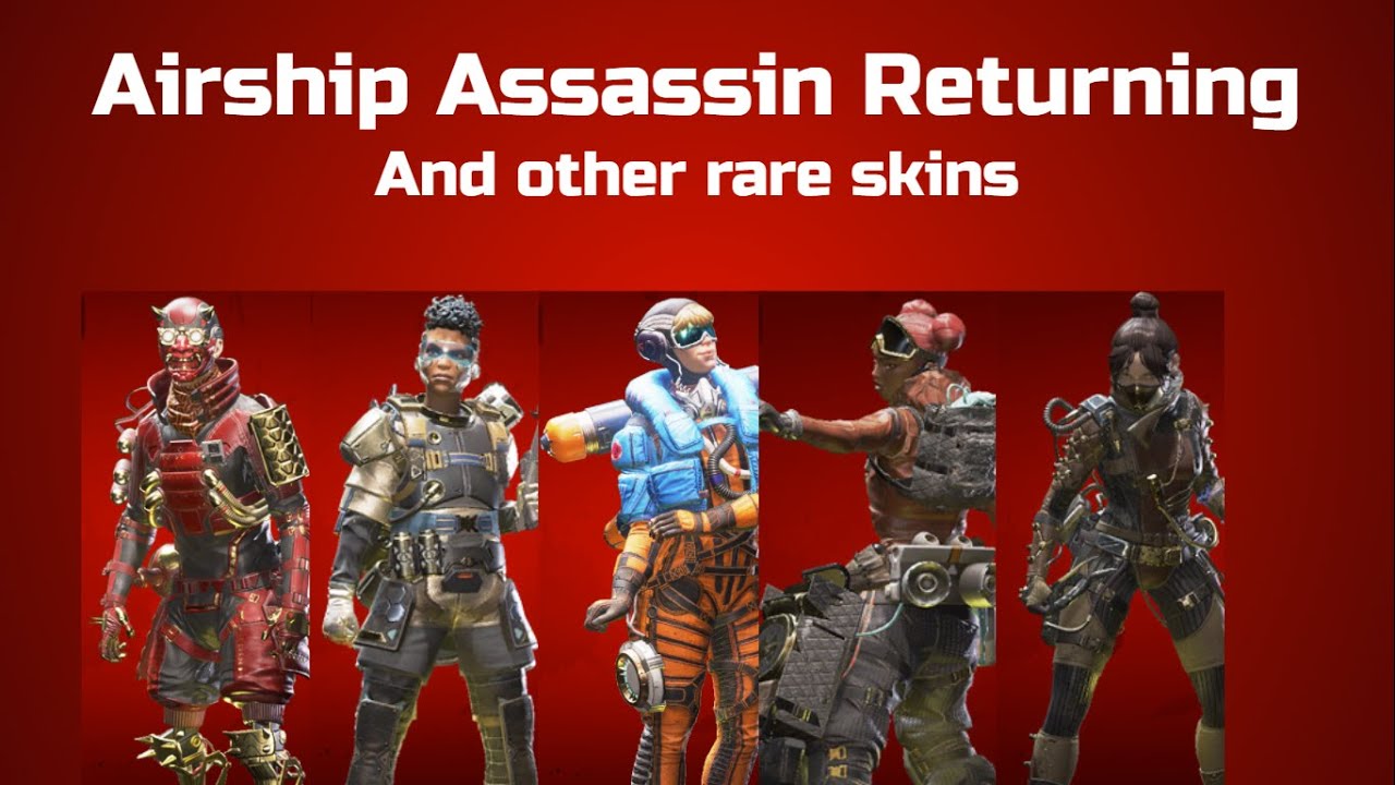 Rarest Returning Exclusive Skins - Apex Legends Rare Skins Coming Back ...