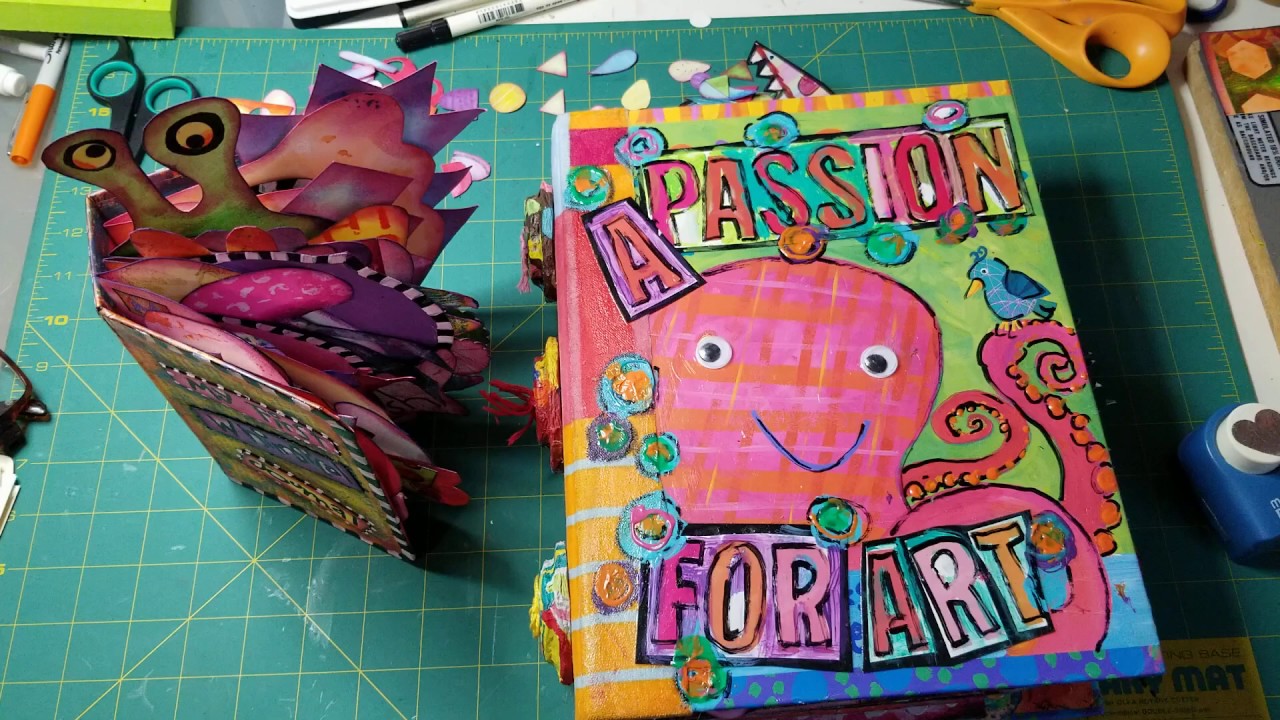 Whimsical Crazy Journal Tutorial pt 6 YouTube whimsical-crazy-journal-tutorial-pt-6-youtube