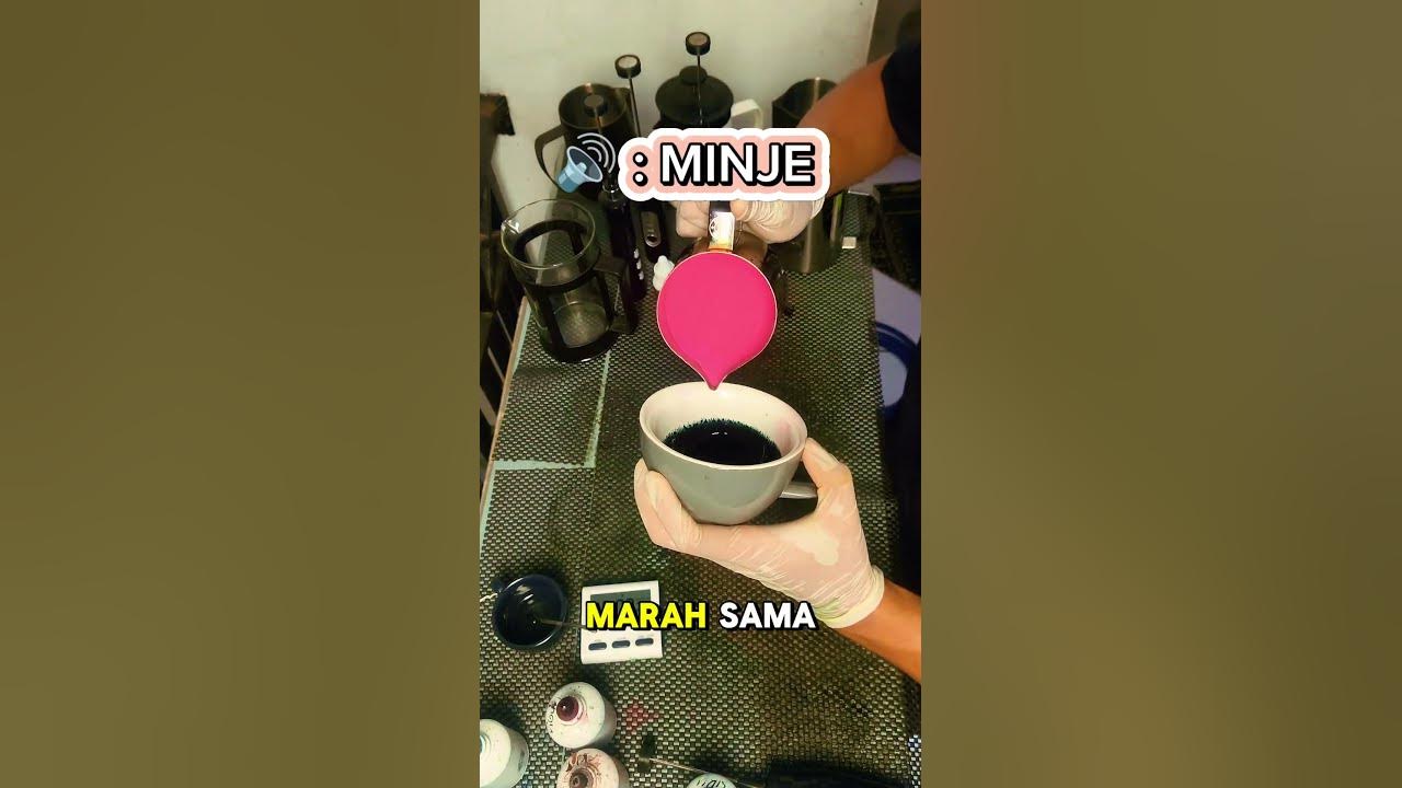 Belajar Latte art tanpa susu Dan kopi dengan praktis menggunakan Milkfrother bisa dicoba dirumah ...