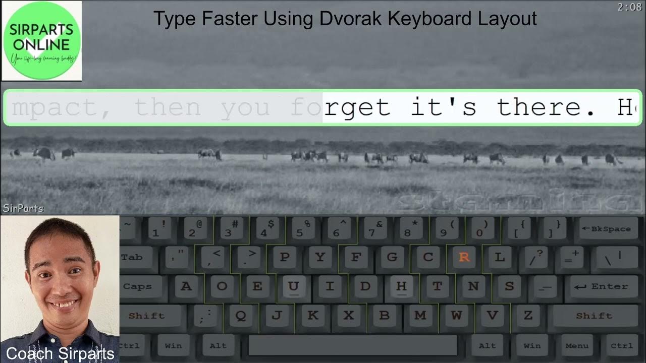Learn How To Type Faster Using Dvorak Keyboard Layout by a Speed Typing Coach - YouTube