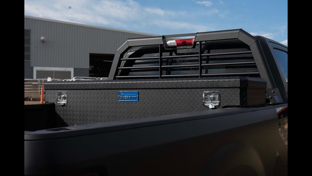 Crossbody Toolbox Installation Guide - Merritt Aluminum Products - YouTube