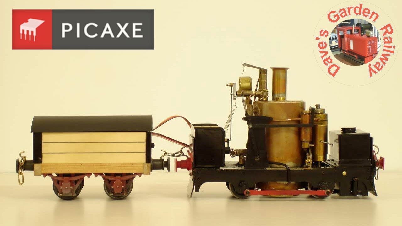 PICAXE speed and whistle control for Live steam De Winton locomotive ...