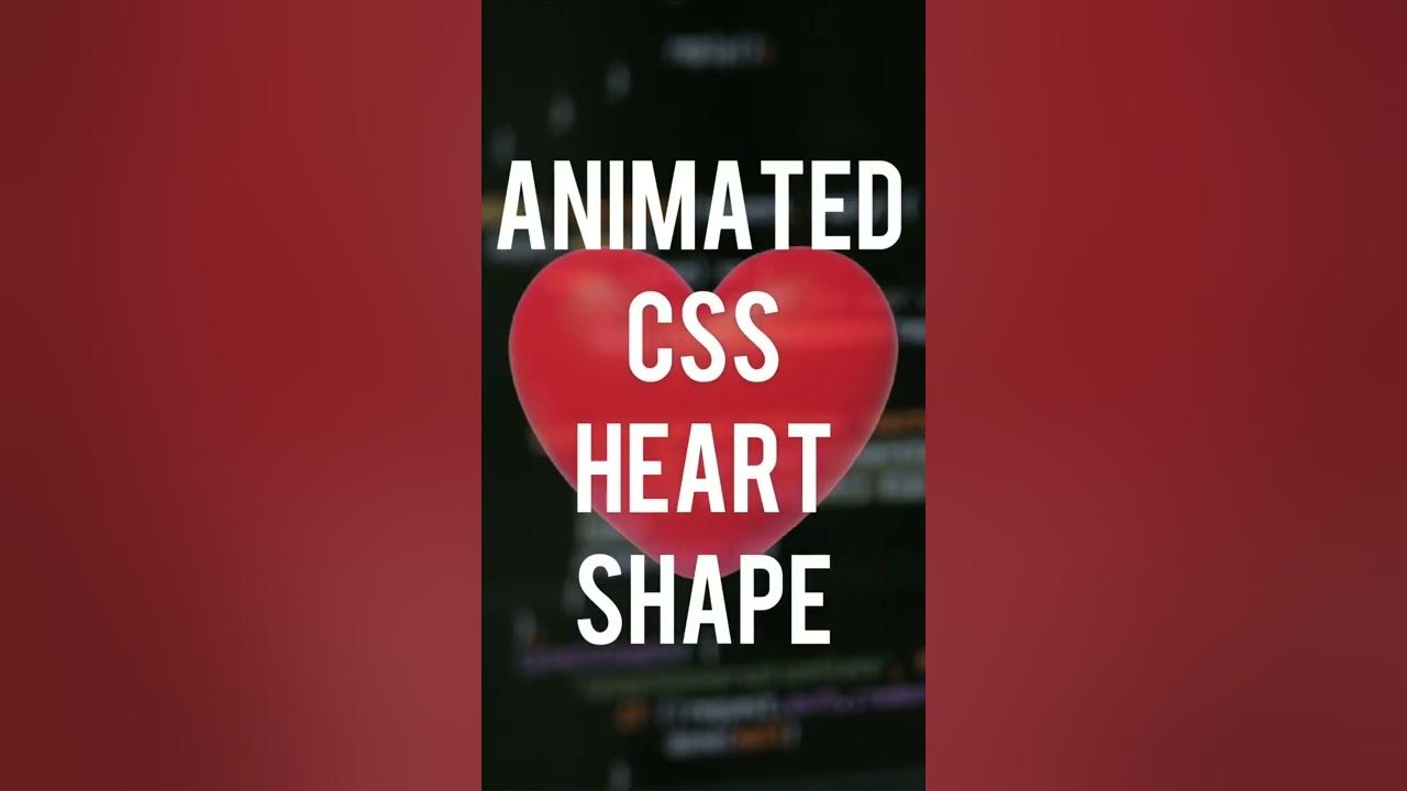 Create Pulsing Heart 💗 Animation Using CSS 🔥 #csstricks #csstutorial # ...