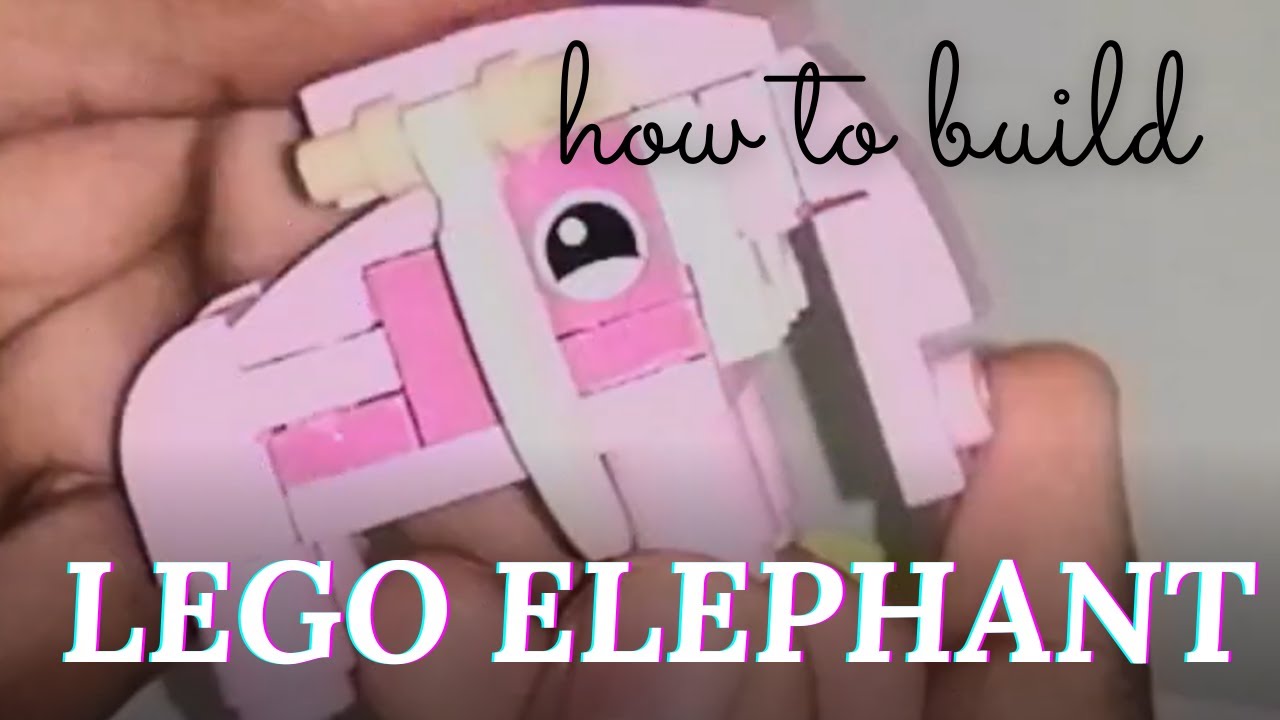 Lego Elephant toy| Lego animal toy - YouTube