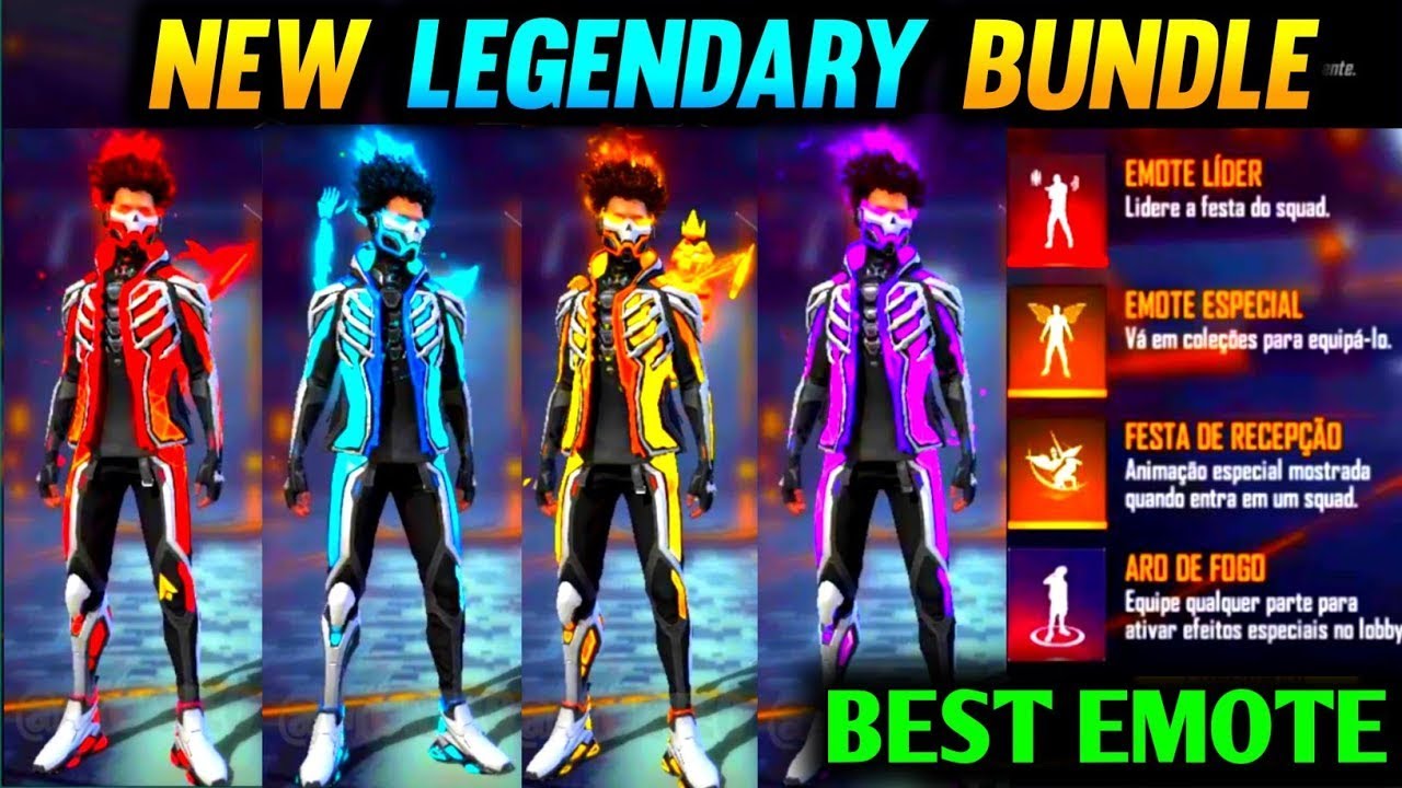 NEW LEGENDARY BUNDLE FREE FIRE BOOYAH DAY || NEW BOOYAH LEGENDARY ...