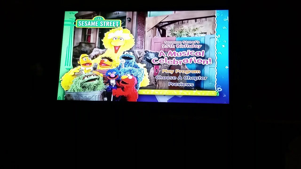 Sesame Street A Musical Celebration! DVD Menu 2 - YouTube