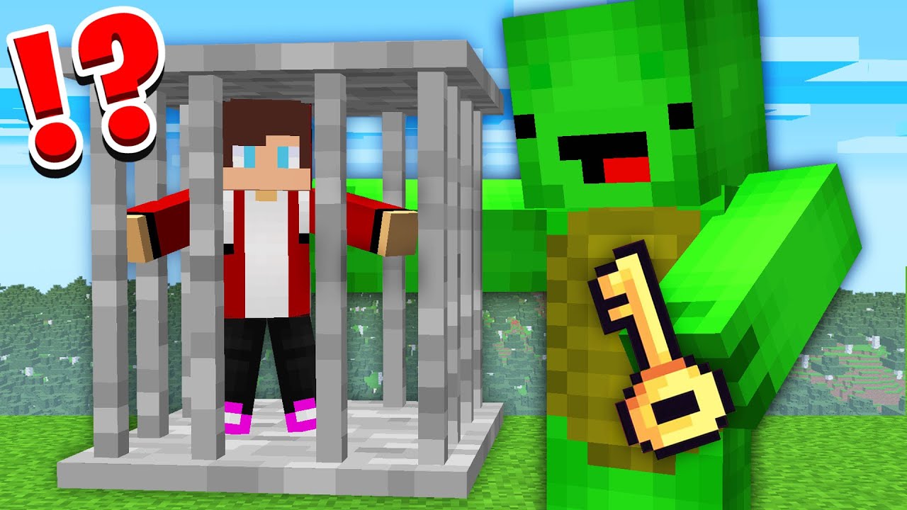 Mikey And Jj Escape From Tiny Prison In Minecraft Challenge Maizen Mizen
