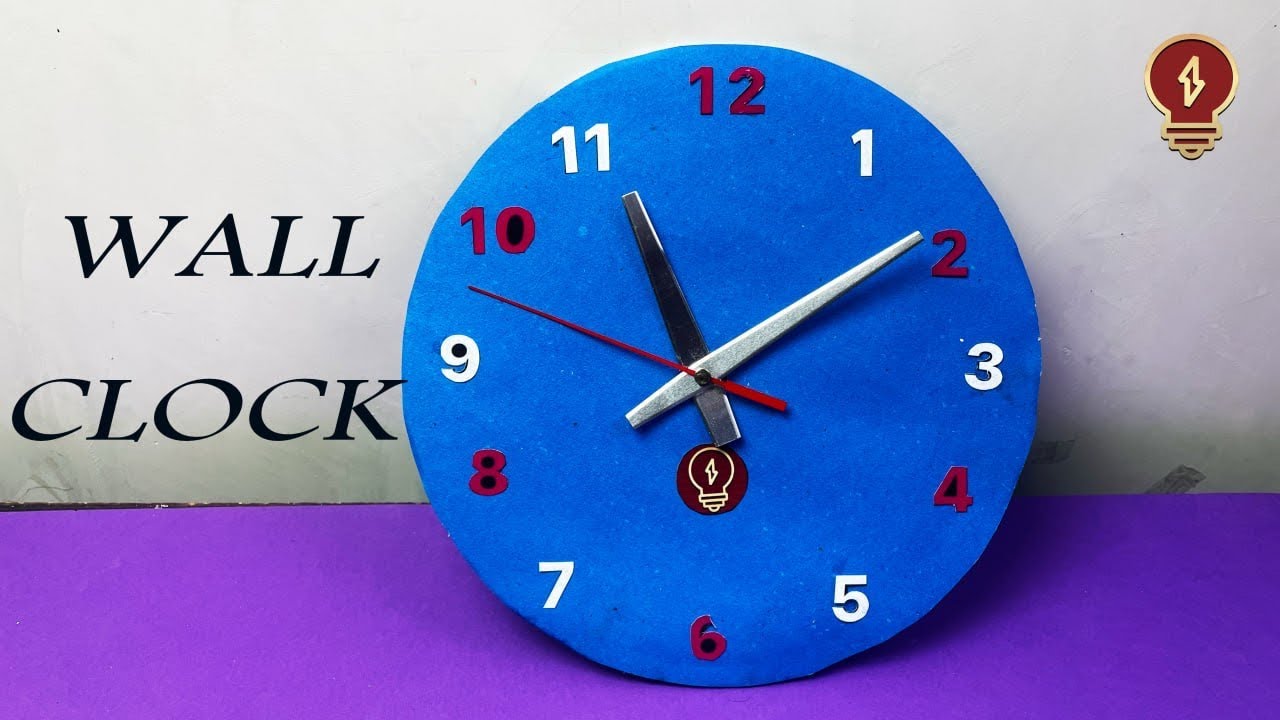 How to make diy wall clock at home/How to make your own handmade watch ...