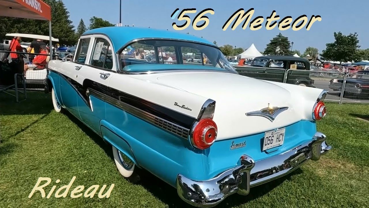 7 28 24 FACTORY CORRECT '56 METEOR RIDEAU SEEN AT GRANBY QUEBEC SHOW ...