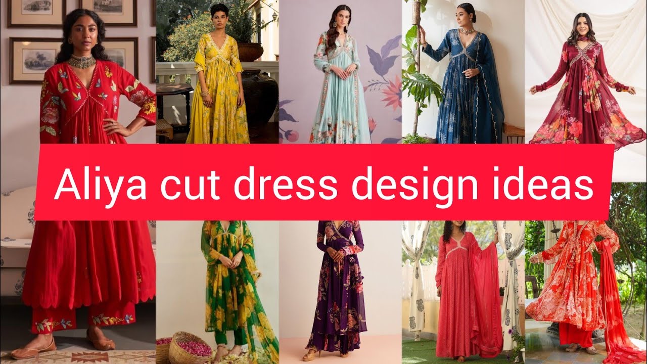 Aliya cut dress design ideas / trending dress design 2024 ...