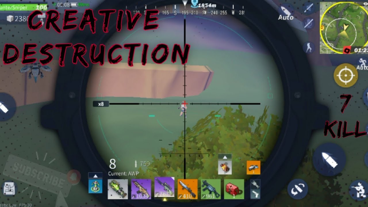 Sniper for the win again (Creative Destruction) - YouTube