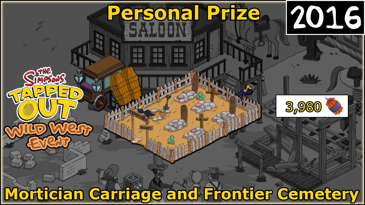 TSTO - Wild West Event | Mortician Carriage and Frontier Cemetery ...