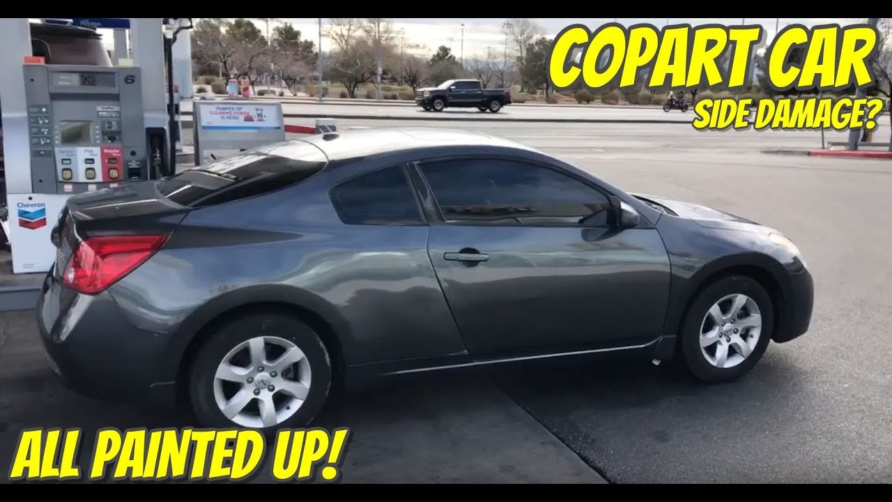 Rebuilding A Wrecked Nissan Altima Coupe Part 4 - YouTube