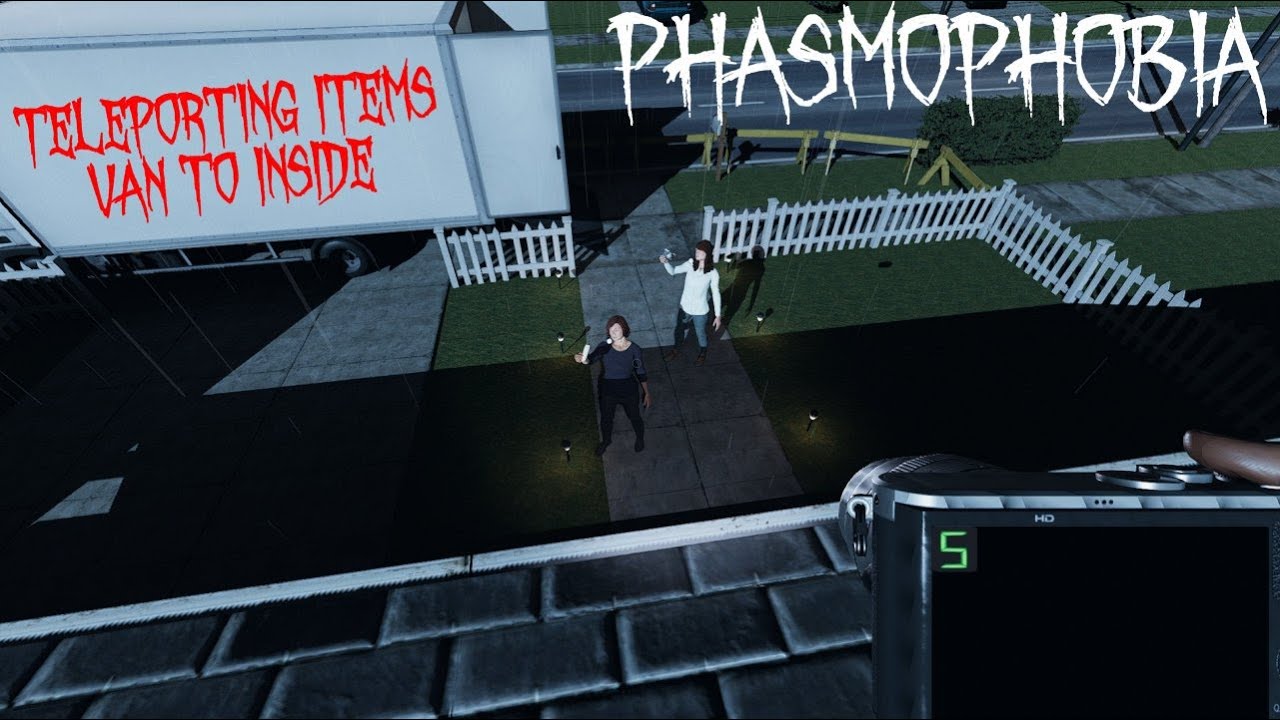 Phasmophobia Throwing Van Items Into The Location - YouTube