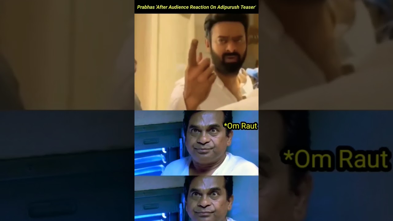 Prabhas Angry On Om Raut (Dir) For The Adipurush Teaser | #trending # ...