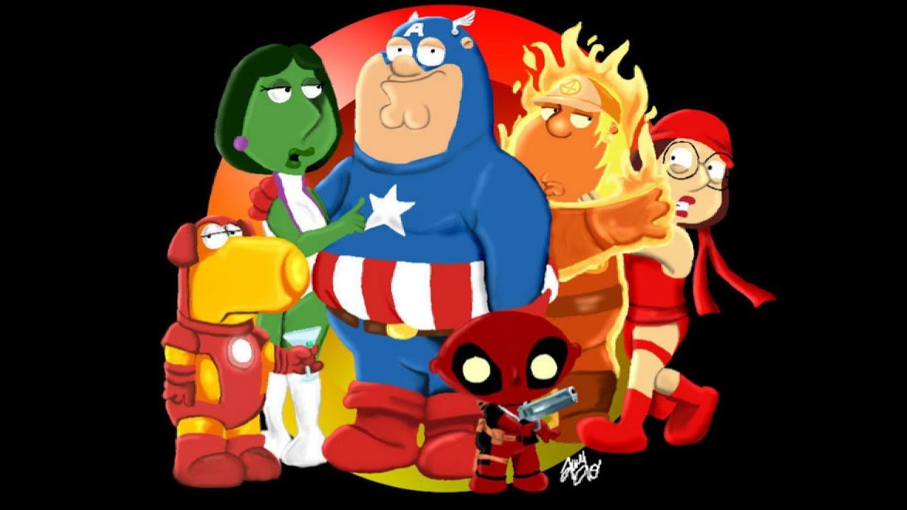 FAMILY GUY Every Superhero Cutscene and References 2018 (Marvel and DC ...