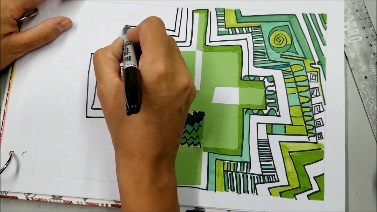 EDUCACIÓN ARTÍSTICA 1º AÑO - TP Nº2: LINEA y FORMA - YouTube