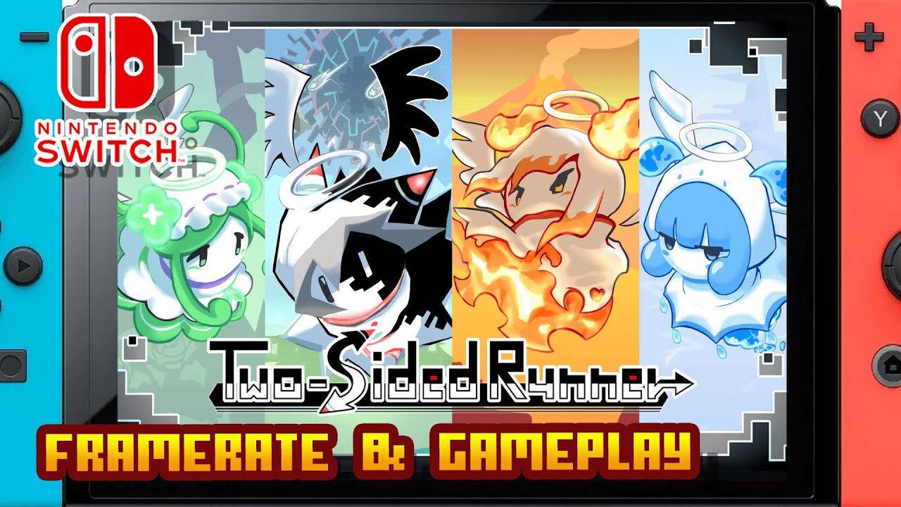 Two-Sided Runner - (Nintendo Switch) - Framerate & Gameplay - YouTube