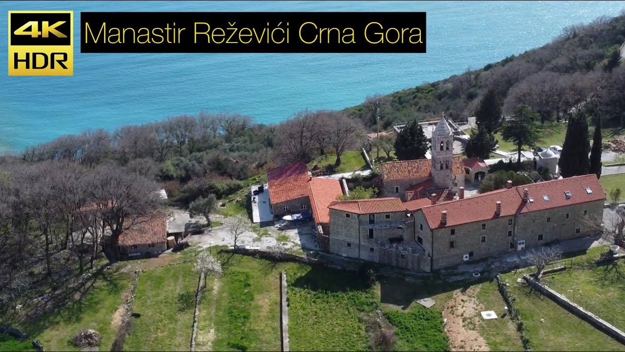 Manastir Reževići [Walk&Fly] Crna Gora April 2023 - YouTube